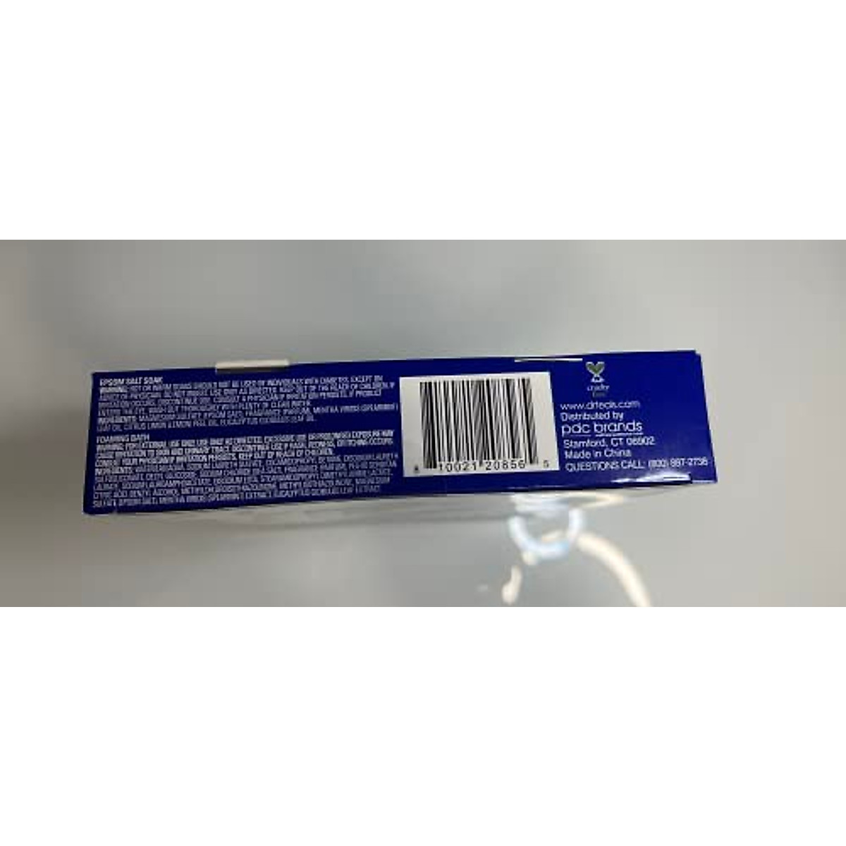 Dr. Teal's Relax & Relief Epsom Salt & Foaming Bath with Eucalyptus & Spearmint, 2 Piece Travel Set 11oz. Bag of Bath Salts & 3oz Bottle of Foam Bath (Eucalyptus)