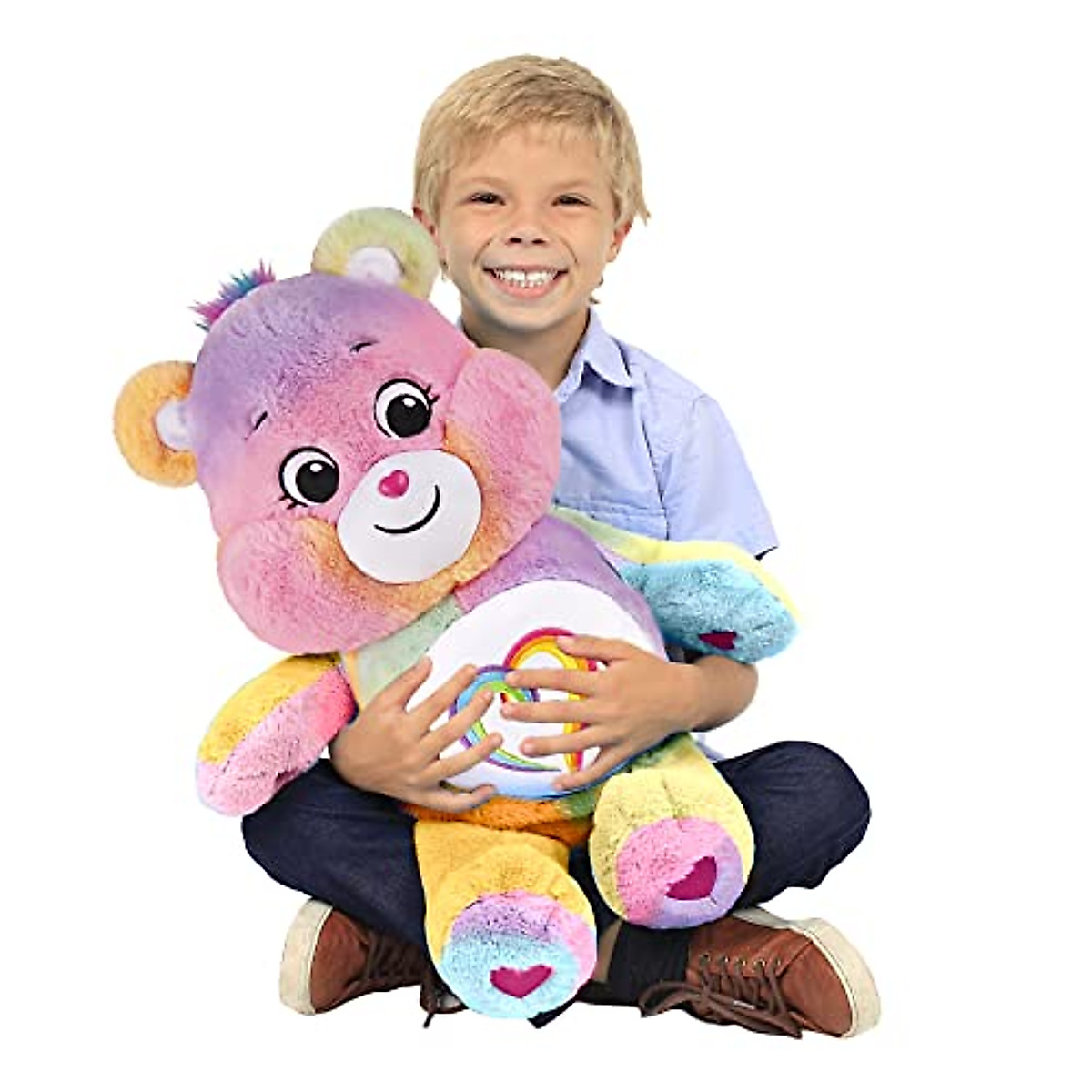 Care Bears 24" Jumbo Plush Togetherness Bear, Collectable Giant Teddy, Cuddly Soft Toy for Kids 4+