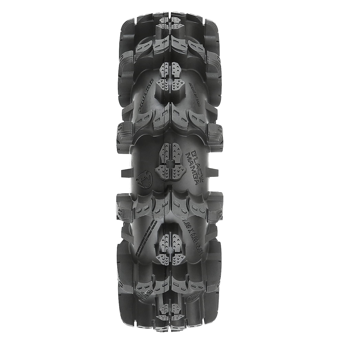 Pro-line Racing 1/10 Interco Black Mamba Front/Rear 2.6" Mud Truck Tires 2 PRO1018100