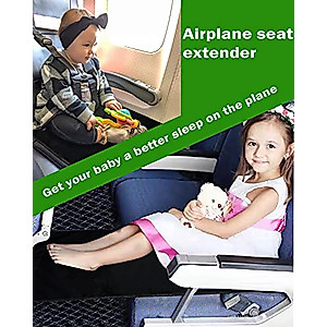 AWAHITAWA Travel Bed, Airplane Essentials Kids, Portable Toddler Bed, Baby Travel Cot Accessories, Airplane Must Haves for Toddlers
