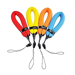 JJC Waterproof Camera Floating Wrist Strap for Olympus Tough TG-6 TG-5 TG-4 TG-3 Fujifilm FinePix XP140 XP130 XP120 Nikon Coolpix W300 W150 Gopro Hero 9 8-Red