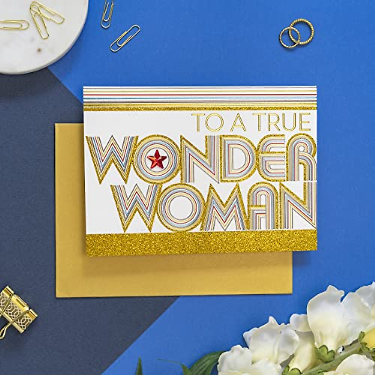 Papyrus Blank Wonder Woman Card for Her (True Wonder Woman)