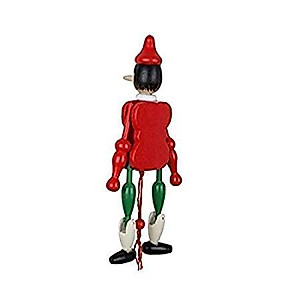 Tippan Top Set of (1) Channapatna Hanging Wooden Wall Hanging Joker Toy (Pulling Toy)