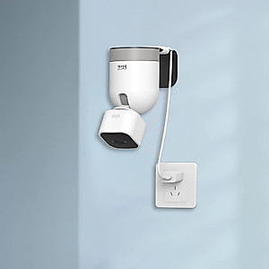 PUUUCI Wall Mount for Blink Mini Pan-Tilt Camera - Blink Mini Pan-Tilt Camera Black Stainless Steel Wall Mount Bracket/Holder for Home/Apartment/Office Indoor (1-Pack)