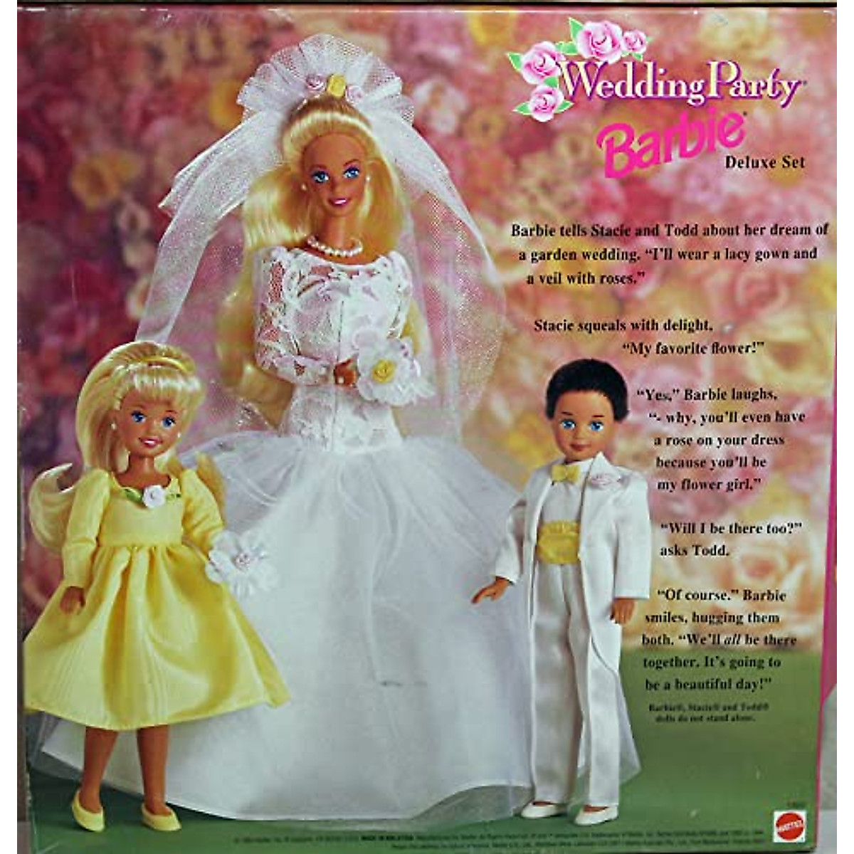 Barbie Wedding Party Giftset Special Edition w Stacie & Todd Dolls (1994)