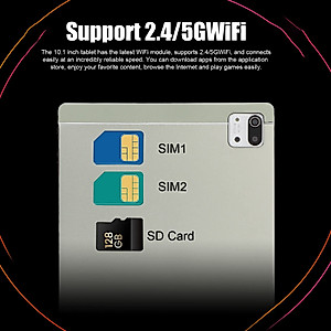 Tablet, 10in Tablet PC,6GB RAM 128GB ROM, Octa Core Processor, HD IPS Touch Screen, 13MP Camera, WiFi Network Tablet Office Tablet for 11