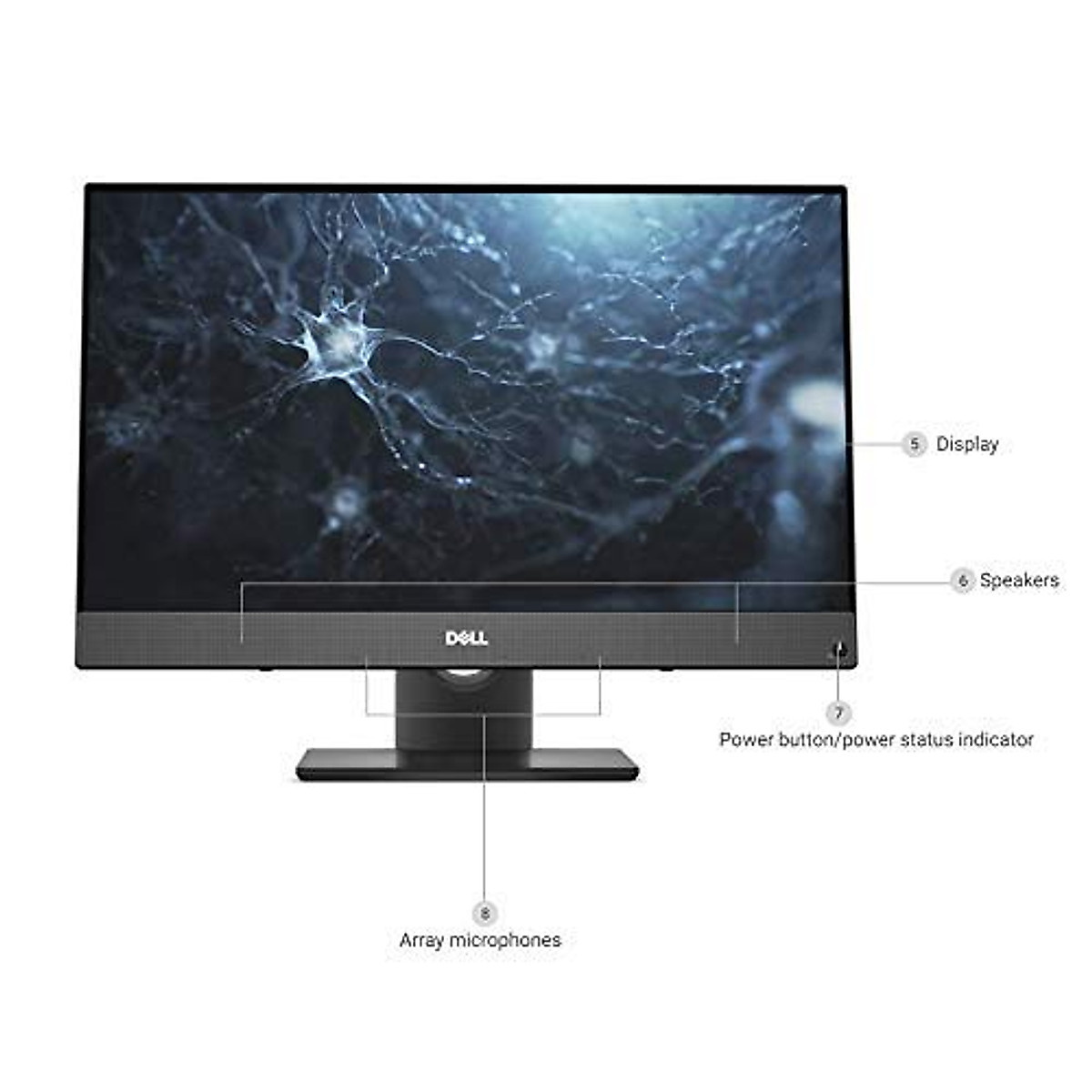 Newest Dell OptiPlex 7480 All-in-One Business Desktop, 24 FHD Display, Intel Core i5-10500 6 Cores Processor up to 4.5GHz, 16GB DDR4 RAM, 512GB PCIe SSD, Windows 10 Pro, Black (Renewed)