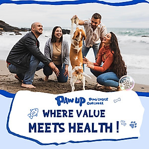 PAWUP Cod Skin Dog Treats Natural Fish Skin Roll Dog Snacks w/Taurine, Single Ingredient Cod Skin Chews, Rich in Omega 3, 16.2 oz