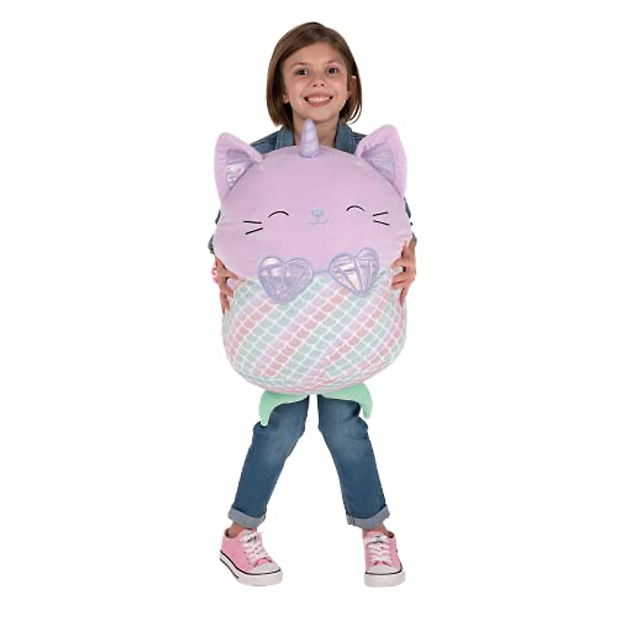 Squishmallows Official Kellytoy Plush 16" Anya The Caticorn Mermaid- Ultrasoft Stuffed Animal Plush Toy (Amazon Exclusive)