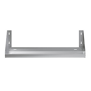 AmGood 36 Long X 12" Deep Stainless Steel Wall Shelf with Side Guards | NSF Certified | Appliance & Equipment Metal Shelving | Kitchen, Restaurant, Garage, Laundry, Utility Room