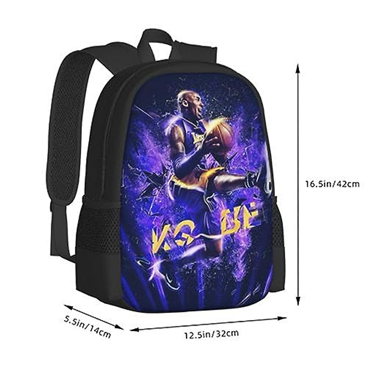 UZIAH Basketball Backpacks Retired Number 8 24 Tribute Backpack Men Anime Backpack