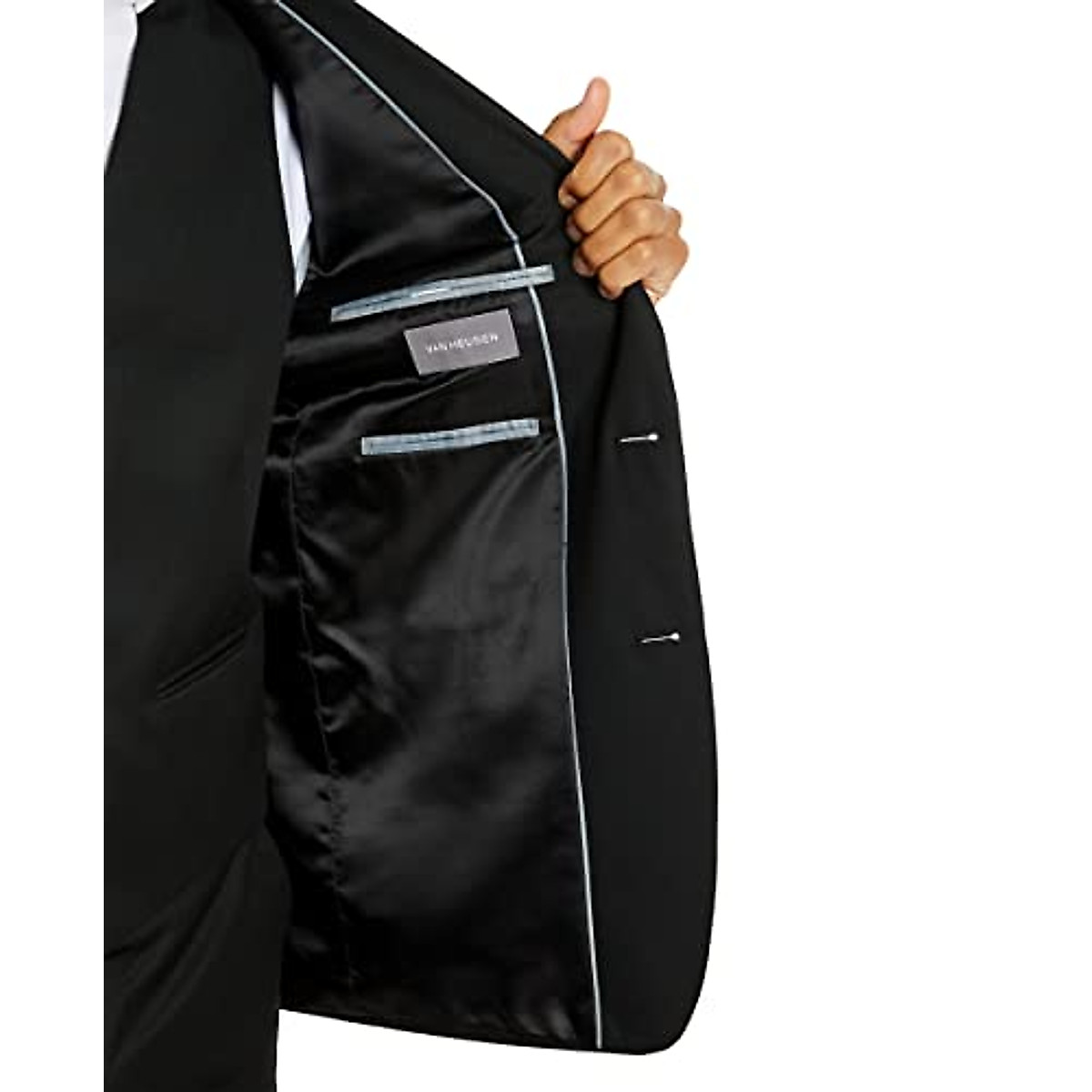 Van Heusen Men's Jacket, Jet Black, 40 Regular