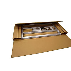 SHOPCraft Heavy Duty Aluminum Dunnage Rack, 20” X 48” X 7.5” Industrial Grade Aluminum Storage Rack, Commercial Food Service Storage Rack