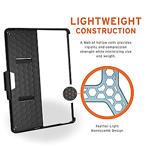 URBAN ARMOR GEAR UAG Designed for Microsoft Surface Go 4 / Surface Go 3 / Surface Go 2 / Surface Go Case 10.5" Scout w/Handstrap Rugged Military Drop Tested Protective Cover Black
