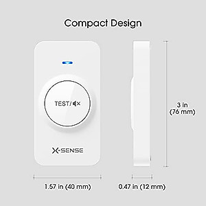 X-Sense Remote Controller RC01 for X-Sense Link+ Wireless Smoke & Carbon Monoxide Detector Alarms (1-Pack)