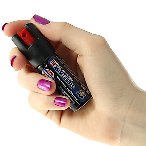 Streetwise 18 Pepper Spray 4 Million SHU 1/2 oz Yellow Hard Case with Key Ring