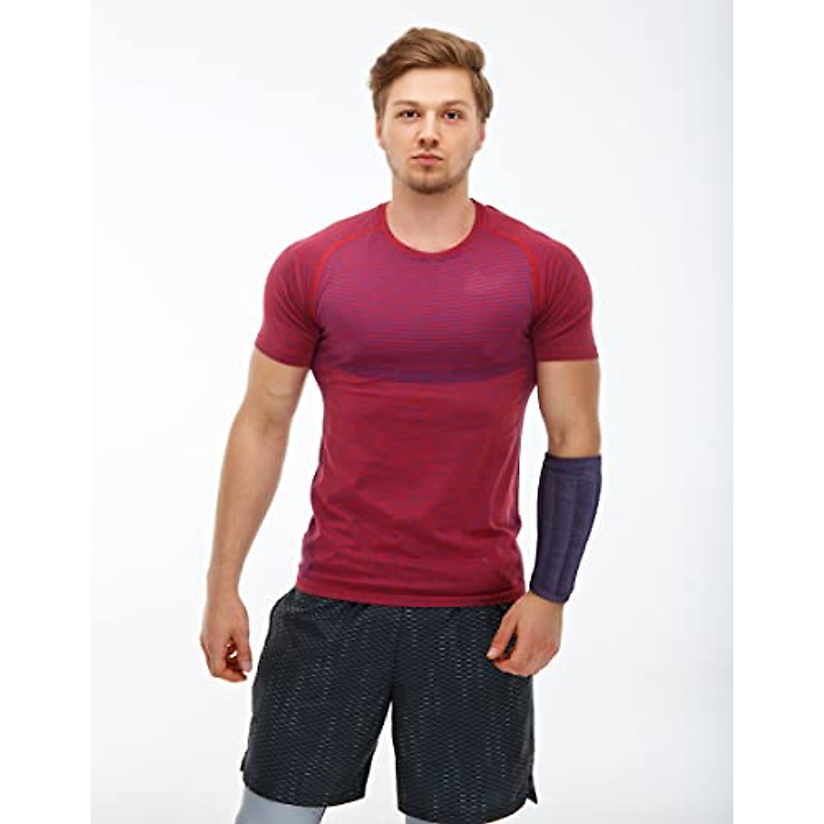 Weighted Compression Arm Sleeve (X-LARGE, 1lb.) - For Strength & Movement Assistance, Compression, Beneficial for Tremoring & Strengthening (PLEASE USE SIZE CHART IN PICS AND VIDEOS BEFORE ORDERING)