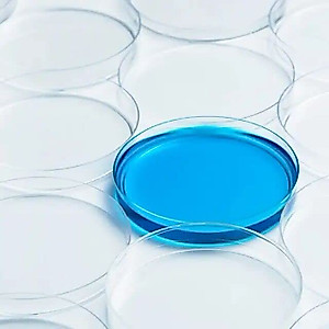 BIPEE Polystyrene Petri Dish 60 x 15mm, Sterile, Pack of 10,Plastic Petri Dishes with Lids ， Mold Testing kit，Mycology Supplies agar Plates- Perfect for Cell Culture and Microbiology Experiments