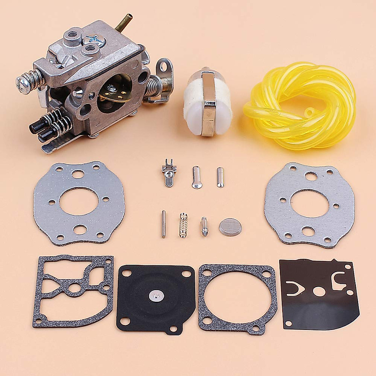 Laliva tools - Carburetor Carb Repair Kit Fit Husqvarna 36 41 136 137 137E 141 142 142E Chainsaw C1Q-W29E 530071987 530019172 530035482