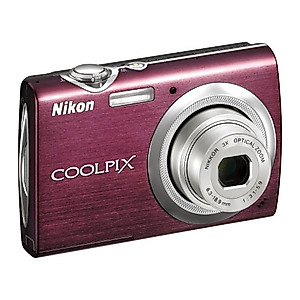 Nikon Coolpix S230 10MP Digital Camera with 3x Optical Zoom and 3 inch Touch Panel LCD (Plum)