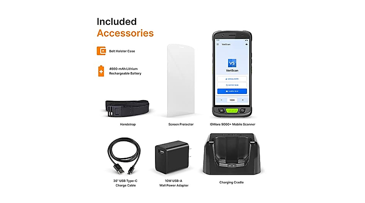IDWare 9000 Handheld ID Scanner - Secure Age Verification