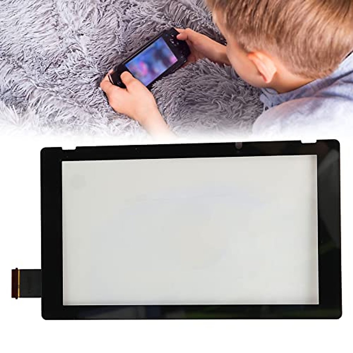 LCD Display, High Strength Touch Screen Repair Parts Sensitive for Gamepad Controller