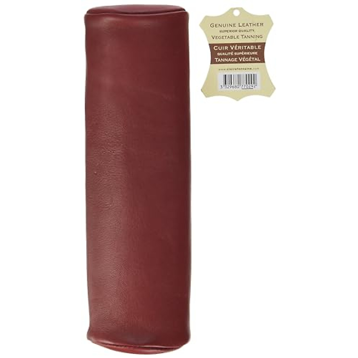 Clairefontaine 21 x 6 cm Age Bag Round Leather Pencil Case, Red