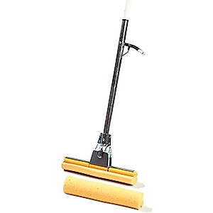 SPARTA Flo-Pac Sponge Mop Roller Mop for Cleaning, 12 Inches, Yellow