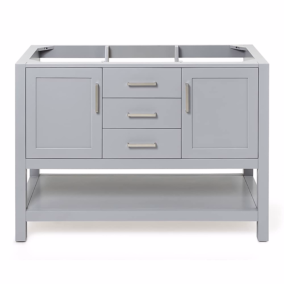 ARIEL Bayhill 48" Single Sink Base Cabinet in Grey