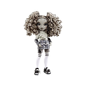 Rainbow High Nicole Steel Grayscale Fashion Doll with 2 Outfits and Accessories, Gift for Kids 6-12