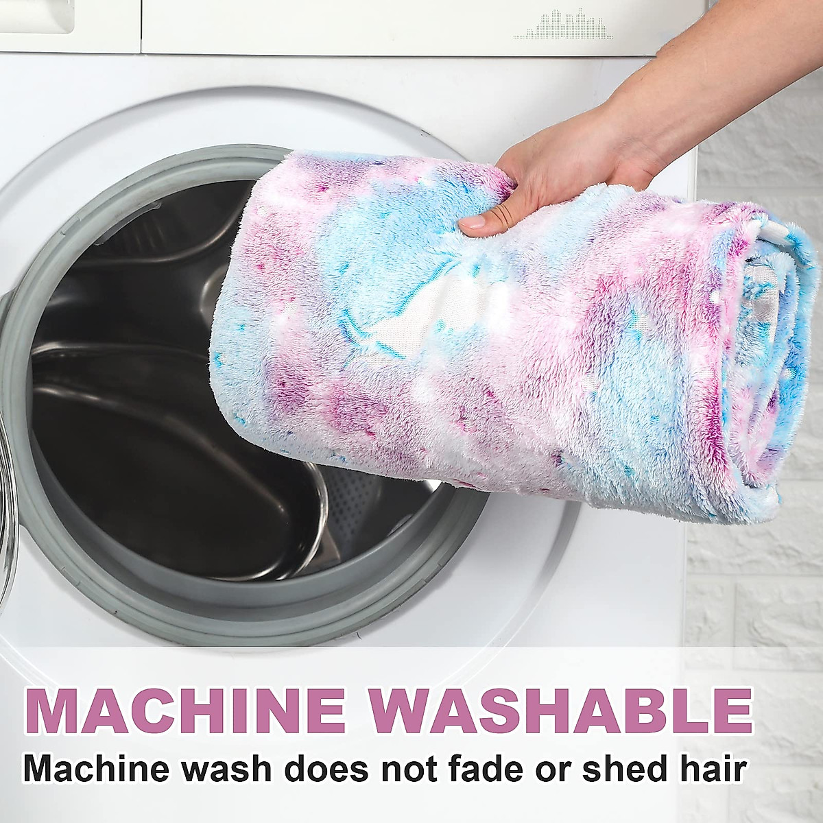 Glow in The Dark Blanket Unicorns Gifts for Girls,Unicorn Party Blankets,Luminous Girls Toys,Soft Kids Blankets,for 1-10 Year Old Girl Birthday Christmas Halloween Thanksgiving Easter Gifts,60 x 50in