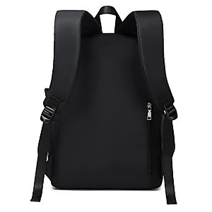 Teecho Cute Backpack for Girl Fashion Waterproof Daypack for Women Black