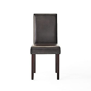Christopher Knight Home Ryan Dining Chair, Leather, Brown