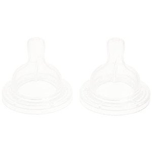 Philips AVENT Anti-Colic Nipple, Clear, 2 Slow Flow, 2 Count