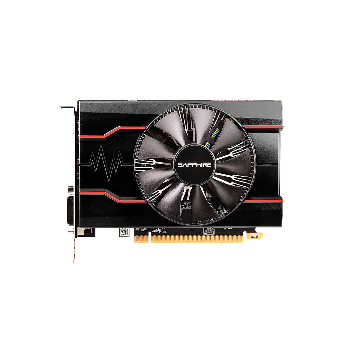Sapphire Technology, Sapphire 11268-21-20G Radeon Pulse RX 550 2GB GDDR5 64-bit HDMI DVI-D DP OC (UEFI) PCI-E Graphics Card (Renewed)