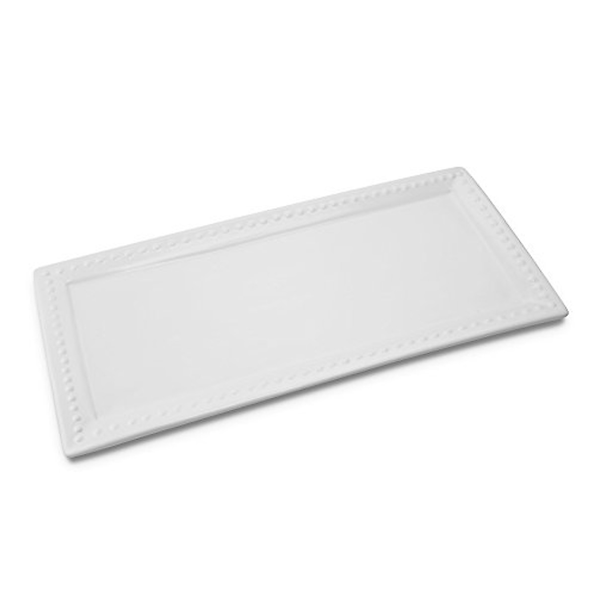 KOVOT Ceramic Rectangular Platter Set | 3 Piece Porcelain Platter Set Includes (1) Large, (1) Medium, (1) Small