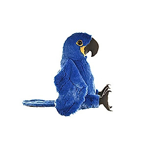 Wild Republic Hyacinth Macaw Plush, Stuffed Animal, Plush Toy, Gifts for Kids, Cuddlekins 12 Inches, Blue