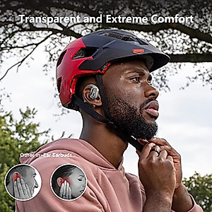 Oladance Open Ear Headphones Bluetooth 5.2 Wireless Earbuds for Android & iPhone, Open Ear Earbuds with Dual 16.5mm Dynamic Drivers, Up to 94 Hours Playtime Waterproof Sport Earbuds -Space Silver