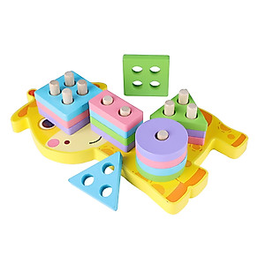 POLKRANE Busy Board with LED Light,Montessori Toys with Toggle Switch,Travel Toys and Wooden Toy for Educational Toddler Activities for 1 2 3 4 Year Old Boys & Girls (Polkrane Pad)