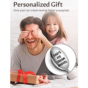 Gifts for Dad from Daughter Son, Dad Christmas Birthday Gifts, Dad's Ice Cream Shovel