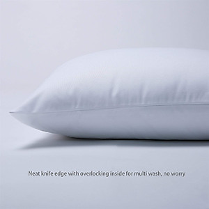 CaSaJa 2 Pack White Soft Toddler Pillowcases, 14"x20", Fits Toddler Travel Baby Pillow Sized 12"x16" 13"x18" 14"x19", Kids Bedding Pillow Cover, Envelope Closure Machine Washable and Easy Care