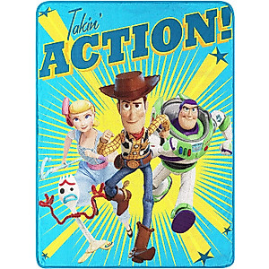Northwest Takin Action Micro Raschel Throw Blanket, 46" x 60"