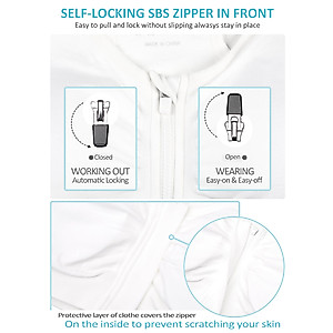 3 Pack Racerback Sports Bras for Women - Women's Zip Front Sports Bra Wireless Post-Surgery Bra Active Yoga Sports Bras (XL:Fit 34D,36C,36D,38A,38B,40A, 3 Pack(Black+Flesh+White))