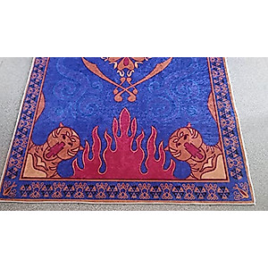 Aladdin Rug, Aladdin, Magic Carpet, Fantastic Rug, Living Room Rug, Kids Room Rug, Ethnic Rug, Minimalist,Custom Rug, Floor Rug, Area Rug p387 (1.6x1.9 feet-50x60cm), 1.6x1.9 feet-50x60cm(MatSize)