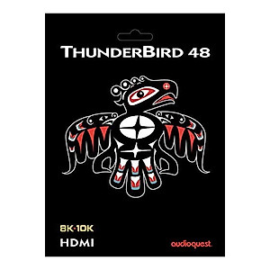 AudioQuest Thunderbird 48 0.75m 8K-10K 48Gbps HDMI Cable (2.5ft)