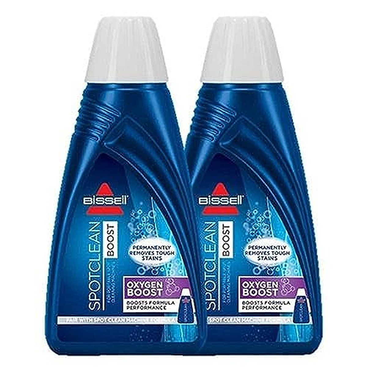 Bissell 8011 32 oz Oxygen Boost Formula Carpet Shampoo, 2-Pack, Blue, 64 Ounce
