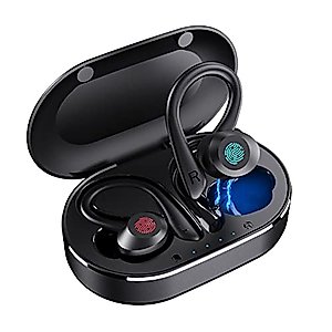 5. 1 ANC Wireless Headphone Portable Noise Cancelling Wireless Headset (Black) Gifts for Men Women