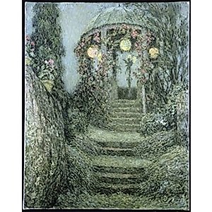La Tour aux Lanternes Henri Eugene Le Sidaner (1862-1939 French) Christies Images New York USA Poster Print (24 x 36)