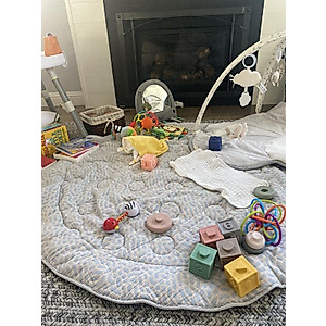 Organic Cotton Oversized Quilted Playmat