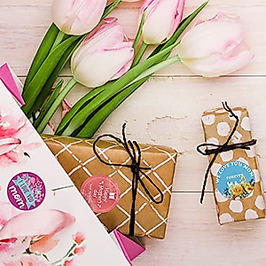 600pcs Happy Mother's Day Stickers, 8 Patterns 1.5 inch Envelope Seals Labels Stickers for Gifts Card Candy Bag Cookie Box Cupcake Dessert Party Favors Decoration